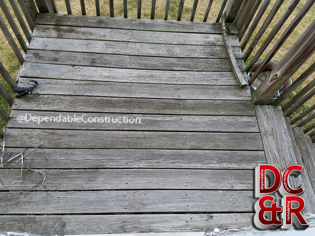Old deck # 5 | Dependable Construction & Remodeling | Fairborn OH
