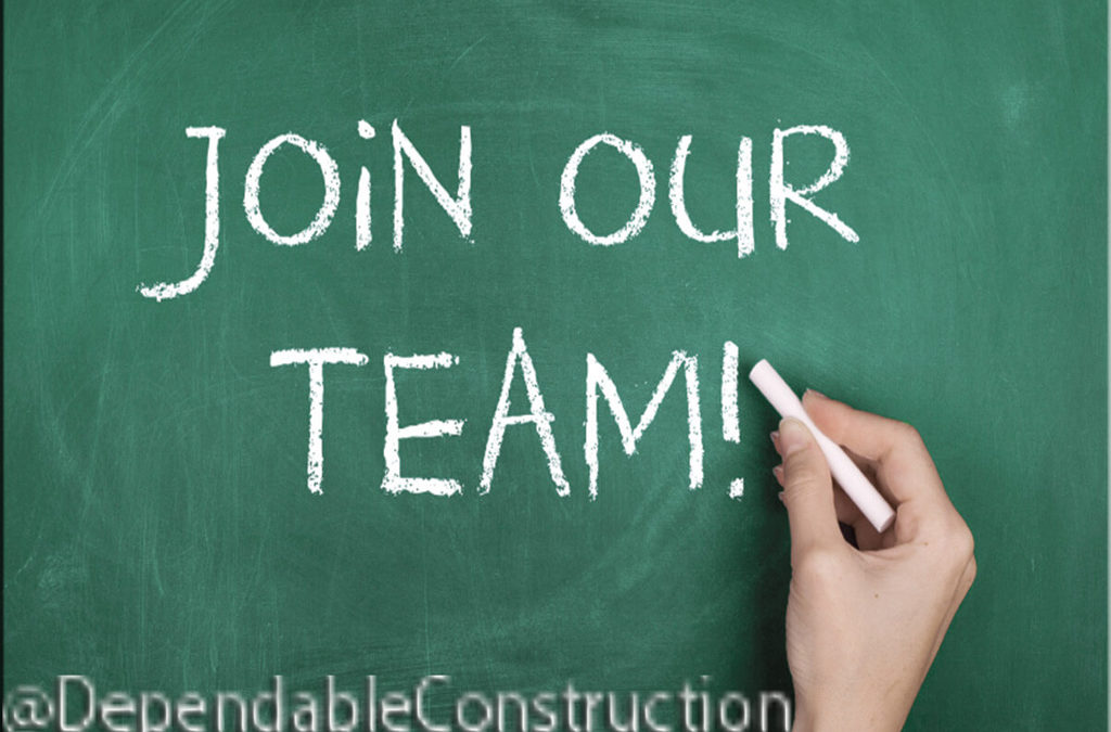 Join Our Team | Dependable Construction & Remodeling | Fairborn OH